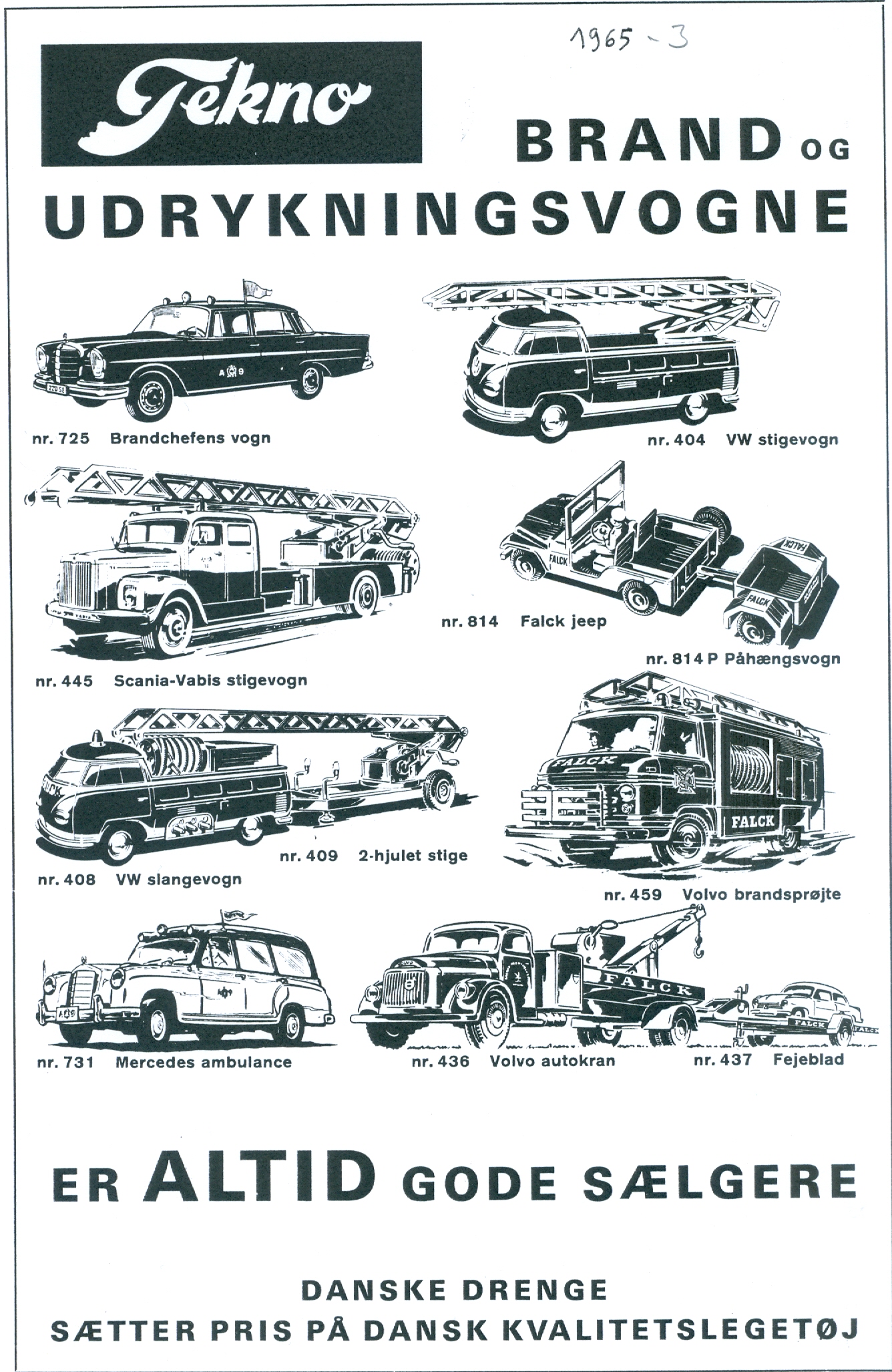 Volvo Express brandsprøjte nr. 459 - Teknosamleren